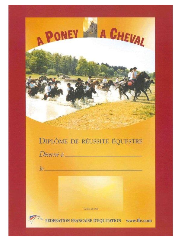 Diplôme Réussite Équestre
